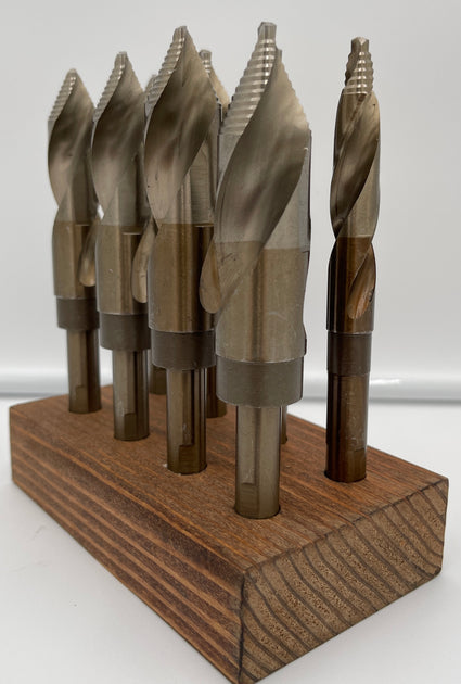 STILETTO SILVER & DEMING COBALT STEP TIP DRILL BIT - 8pc SET 9/16" - 1 ...