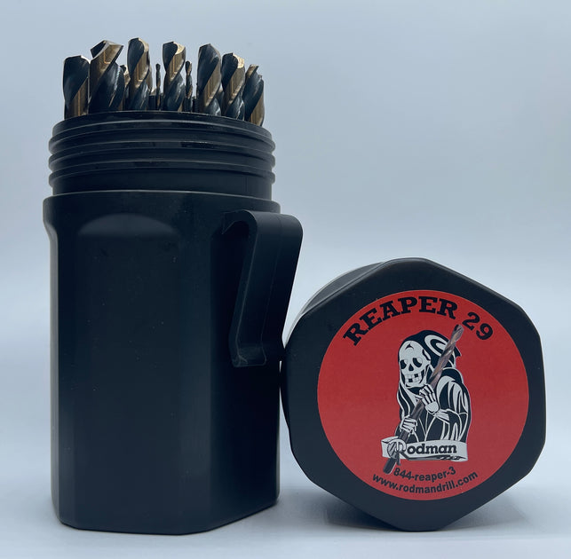 Reaper 29pc HSS Drill Set Silo | Rodman Tools